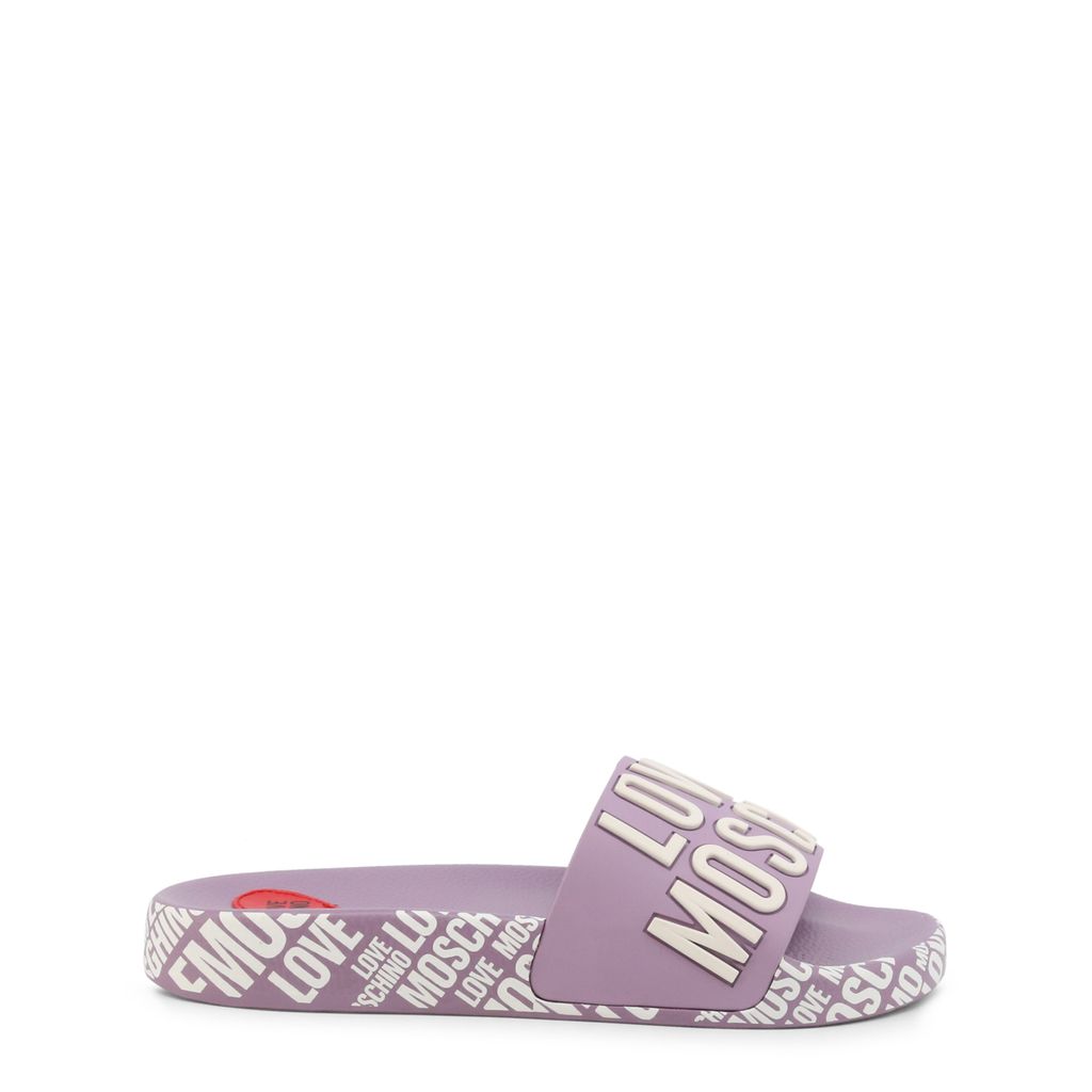 Pretty Purple Slide Sandals - Hey Rich Girl